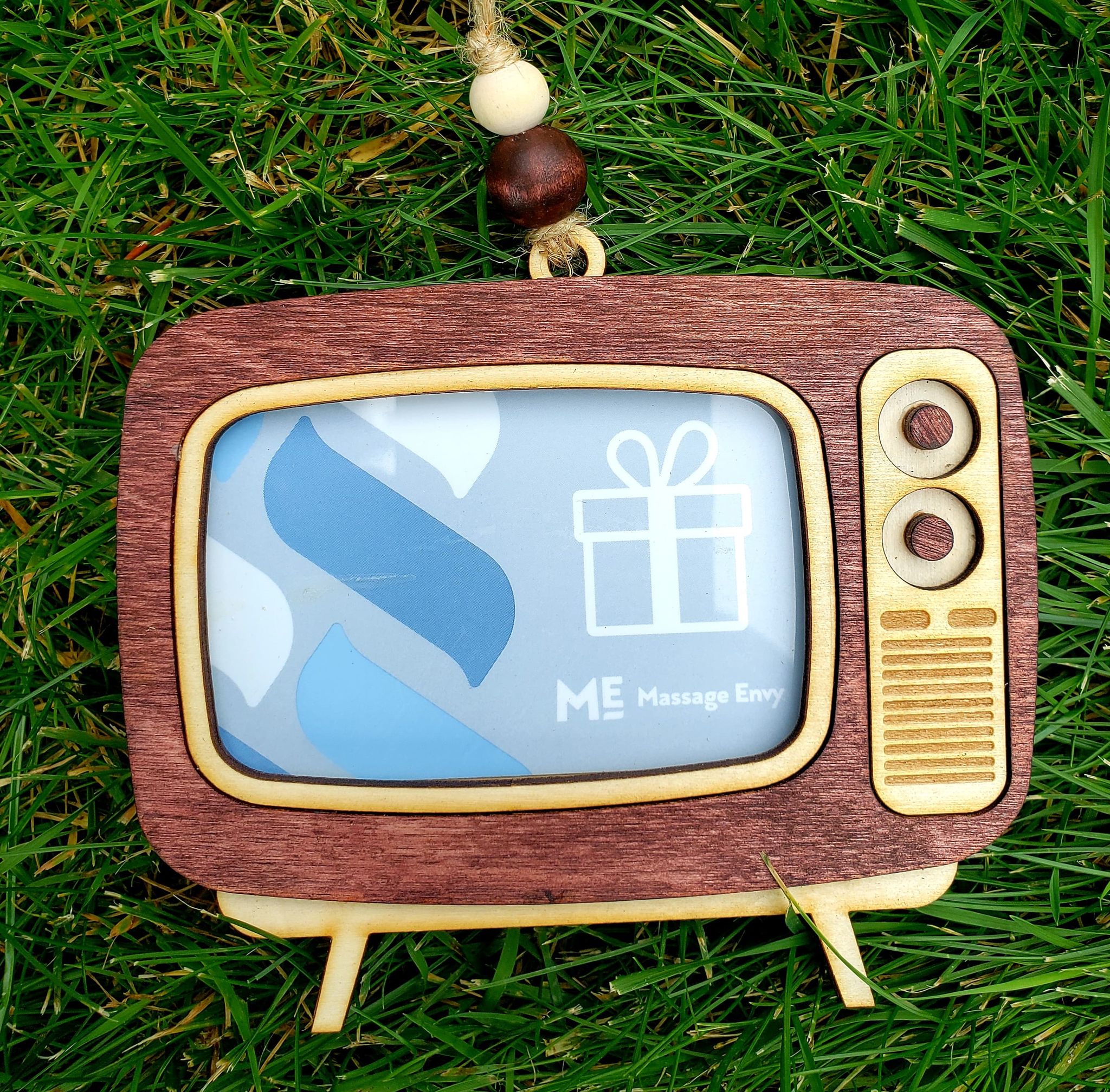 Retro TV Gift Card/Photo Frame Ornament – Sunshine and Peanuts Custom ...